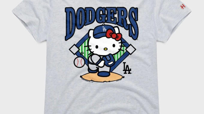 Hello Kitty x MLB collab: Buy Dodgers, Cubs, Yankees T-shirts homage