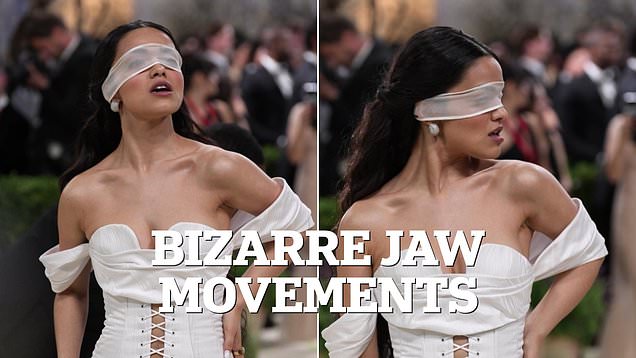 Rachel Zegler mocked over bizarre jaw movements at Met Gala