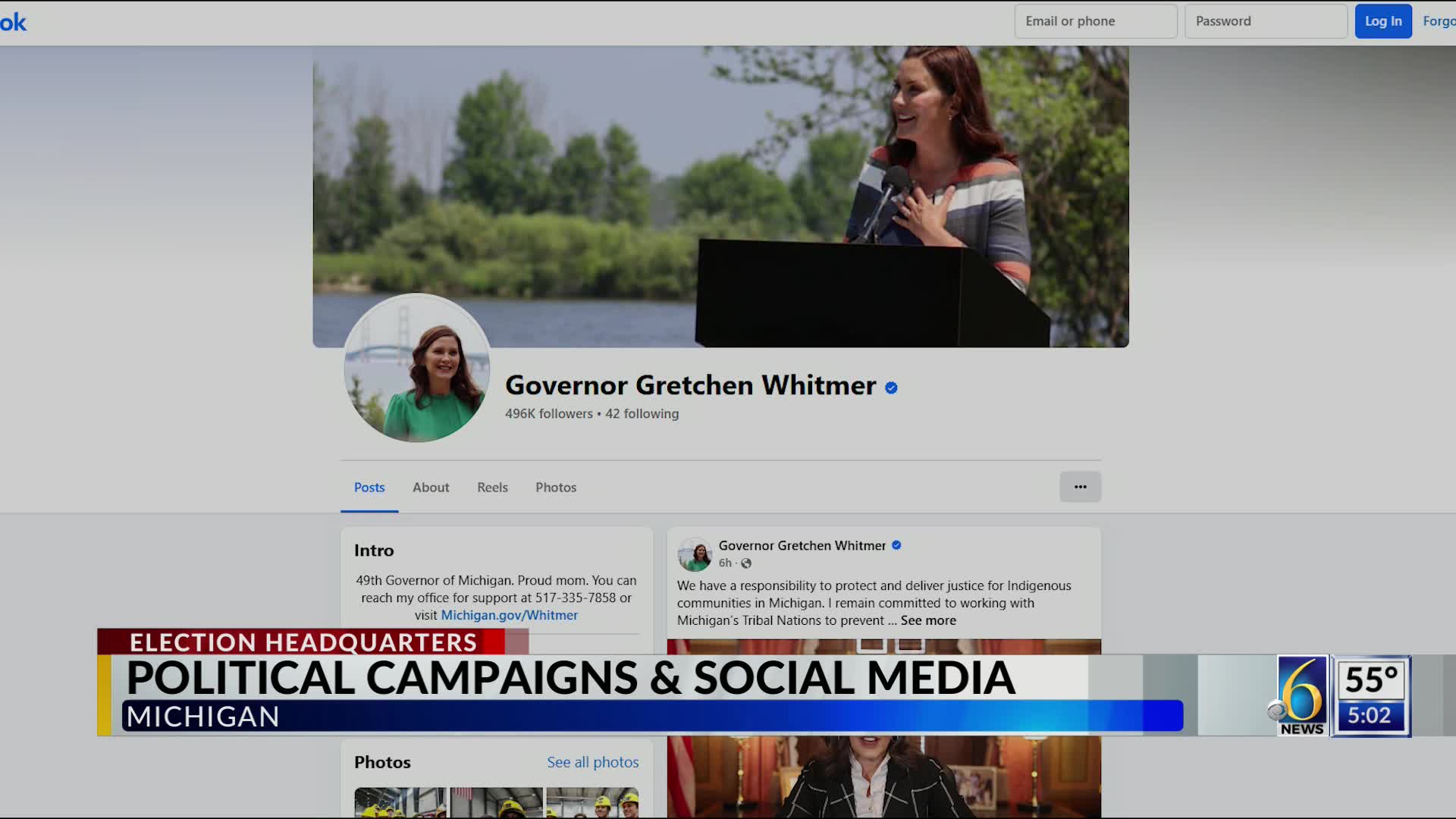Politicians using social media to spread messages