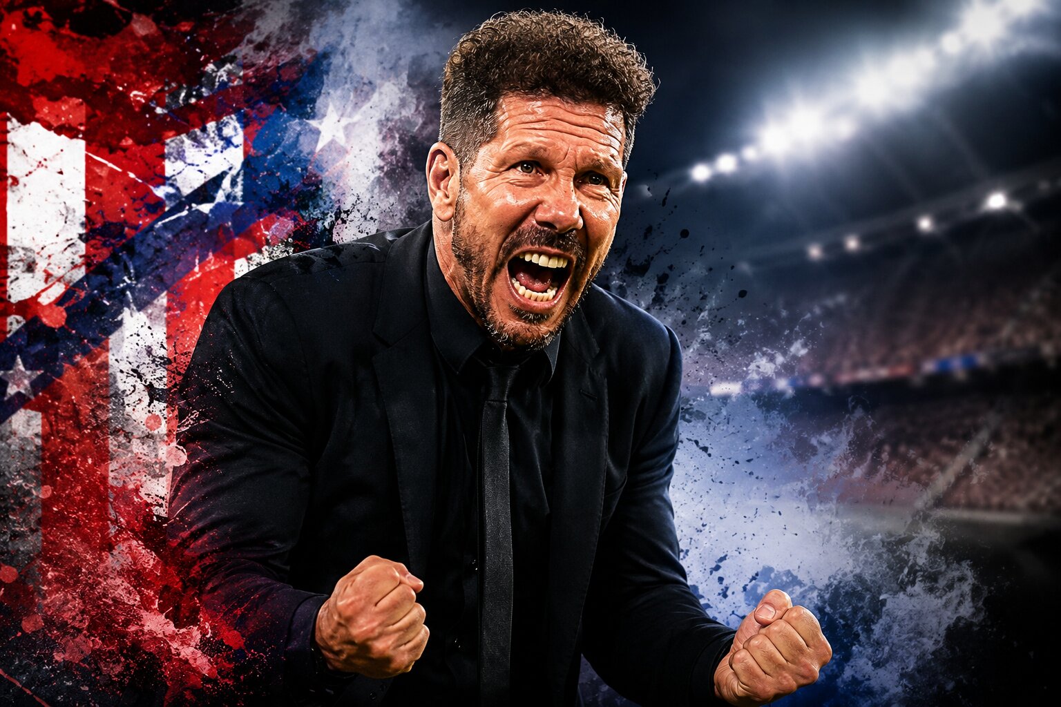 Cayó el Atlético, pero al Cholo se le vio intenso, temperamental y ...