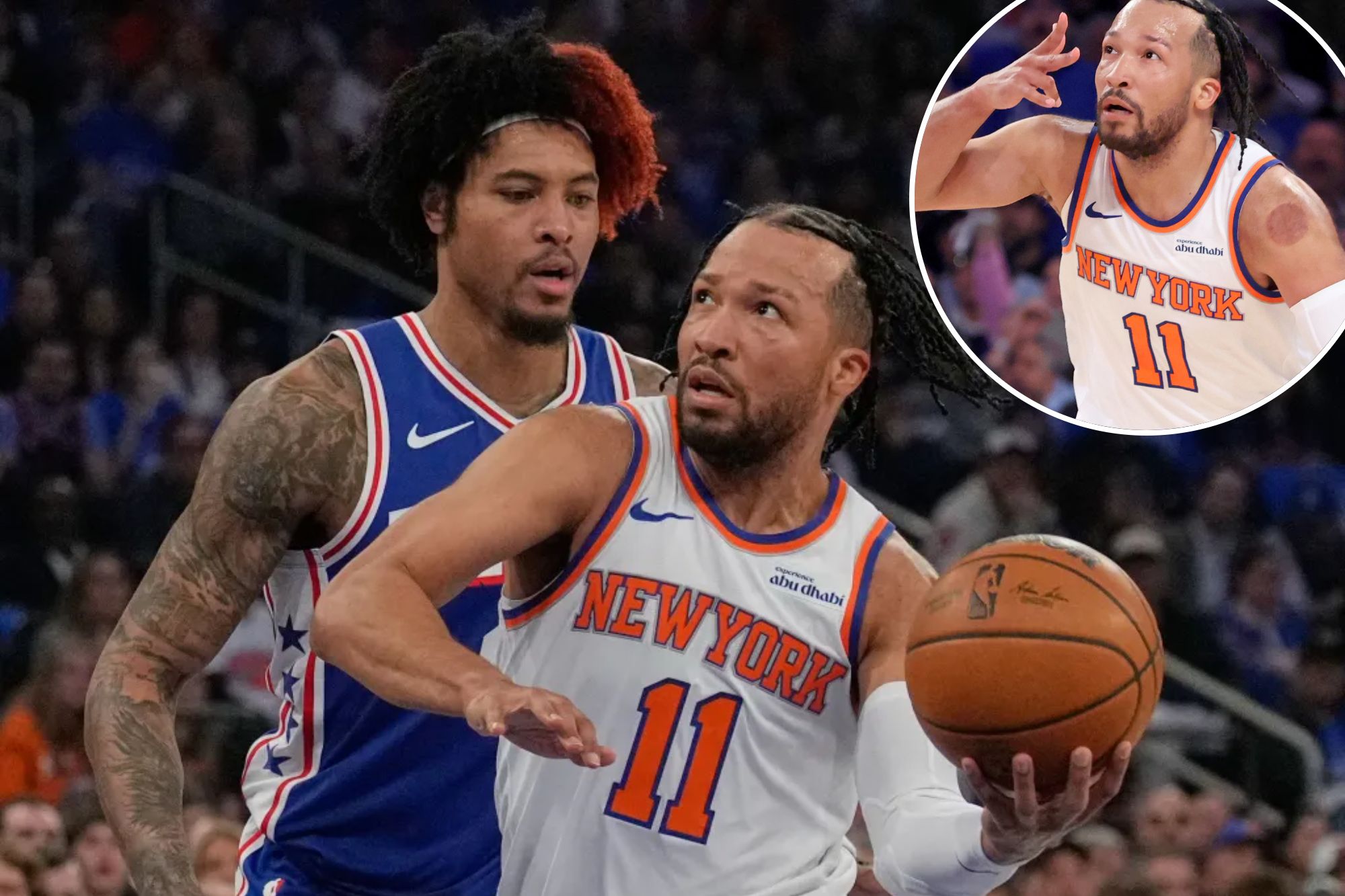 Knicks’ Jalen Brunson using ‘big head’ to his advantage: 76ers’ Kelly ...