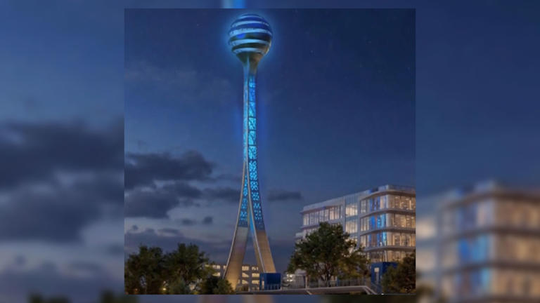 AT&T unveils plans for Plano headquarters with 'mini Reunion Tower'