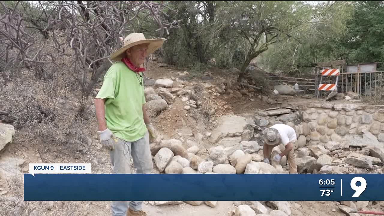 Stairway project near Sabino Canyon dam set to make hikes safer after ...