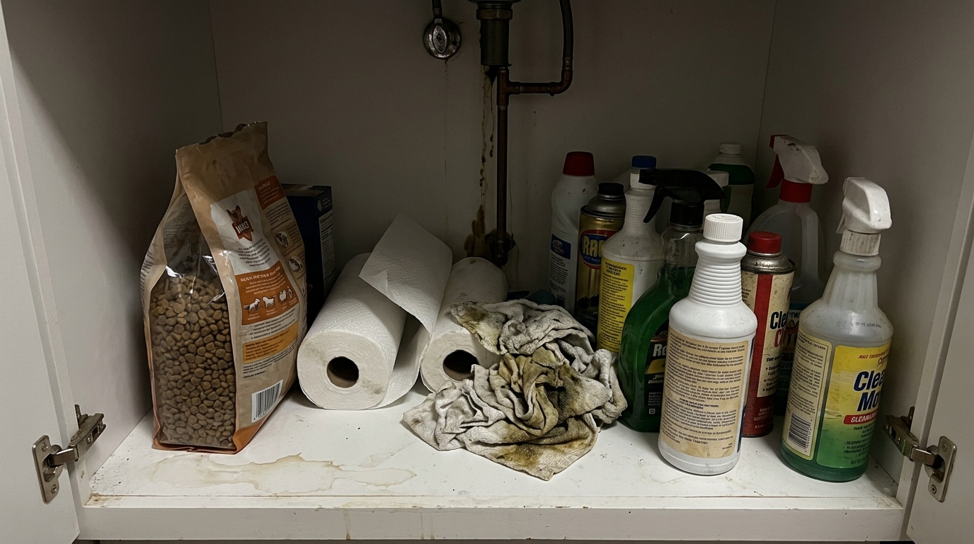 Things people keep under the sink that really shouldn’t stay there