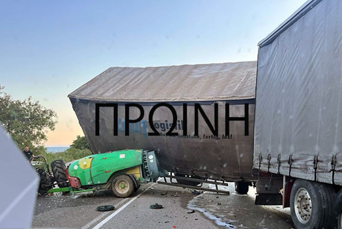 Σοκαριστικό τροχαίο στην Καβάλα: Φορτηγό χτύπησε γεωργικό όχημα, ένας ...