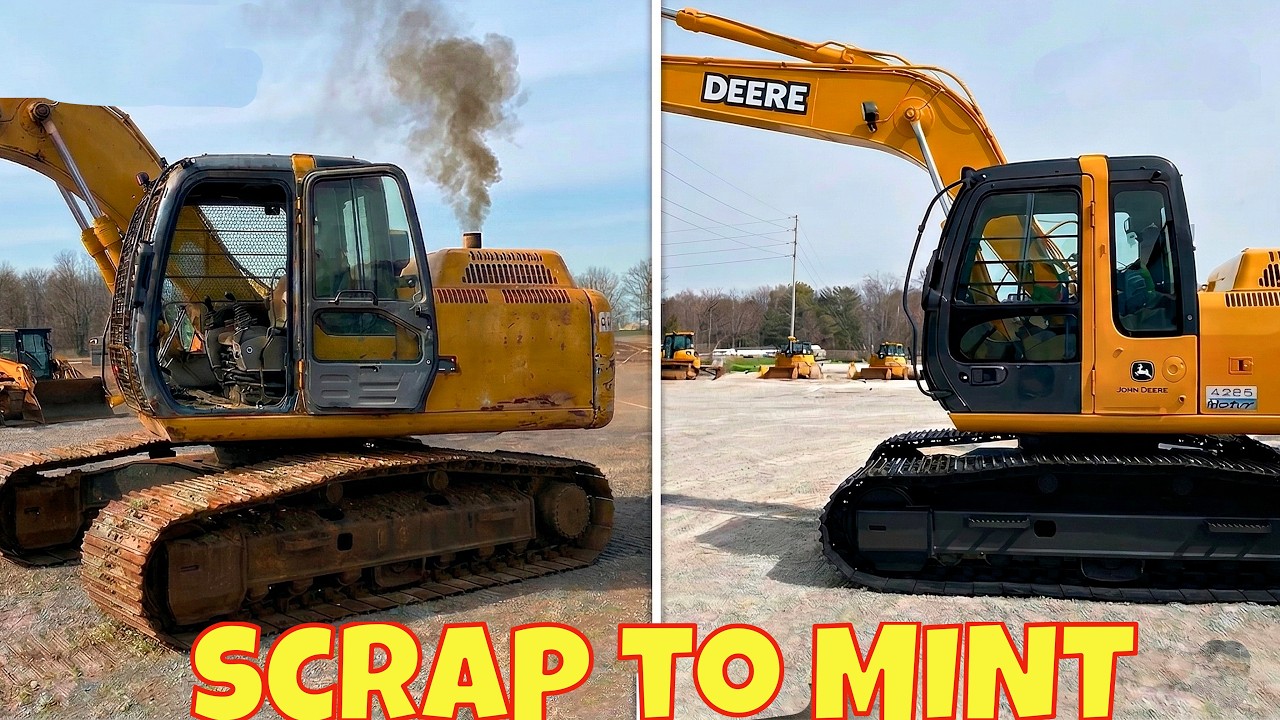 We saved an auction 'parts only' JD 160 from the junkyard