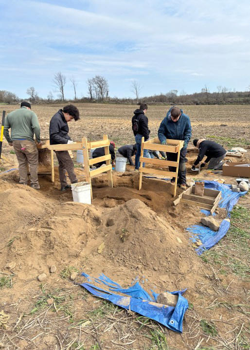Digging up history: Unmarked graves of early LeRay settlers excavated