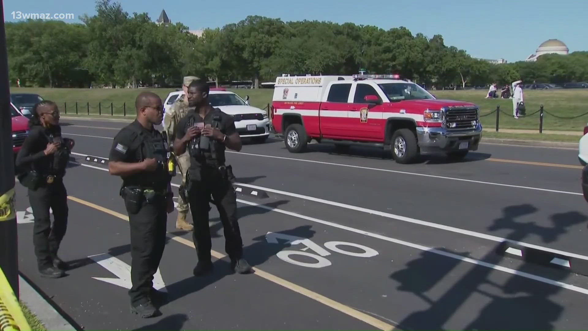 Man fires weapon at National Mall in Washington DC near White House
