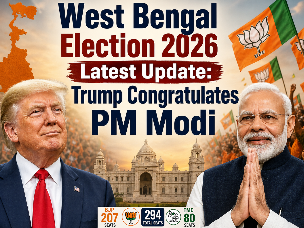 West Bengal election 2026 latest update: Trump hails PM Modi over ...