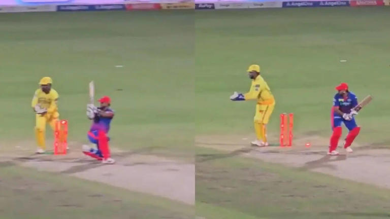 Was Nitish Rana out hit-wicket? Viral dismissal in DC vs CSK match ...