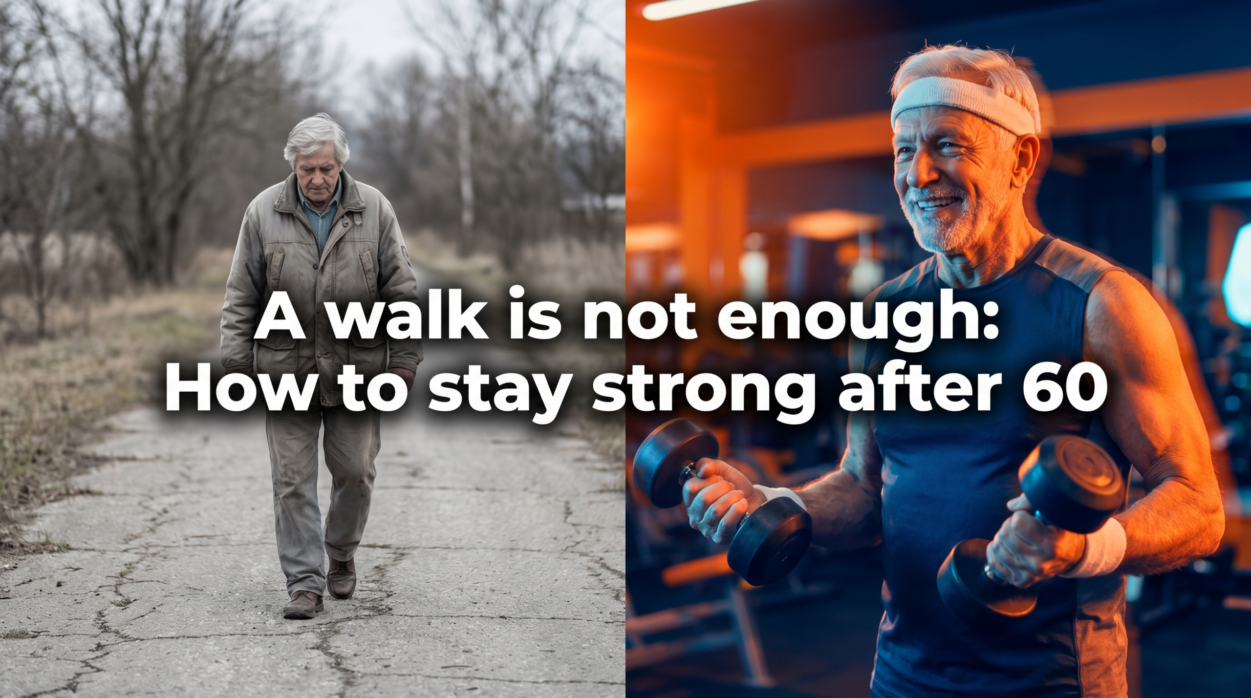 A walk is not enough: How to stay strong after 60