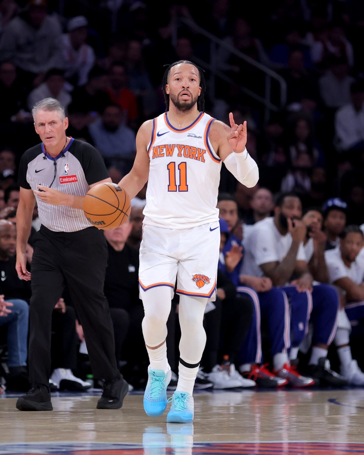 NY Knicks set new NBA record in dominant Game 1 victory over 76ers
