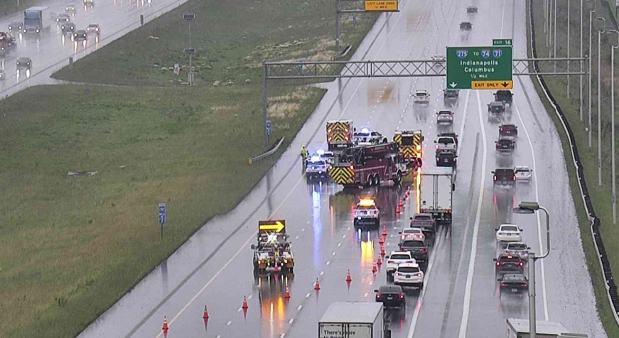 Lanes reopened to traffic after crash on Interstate 75 in Sharonville