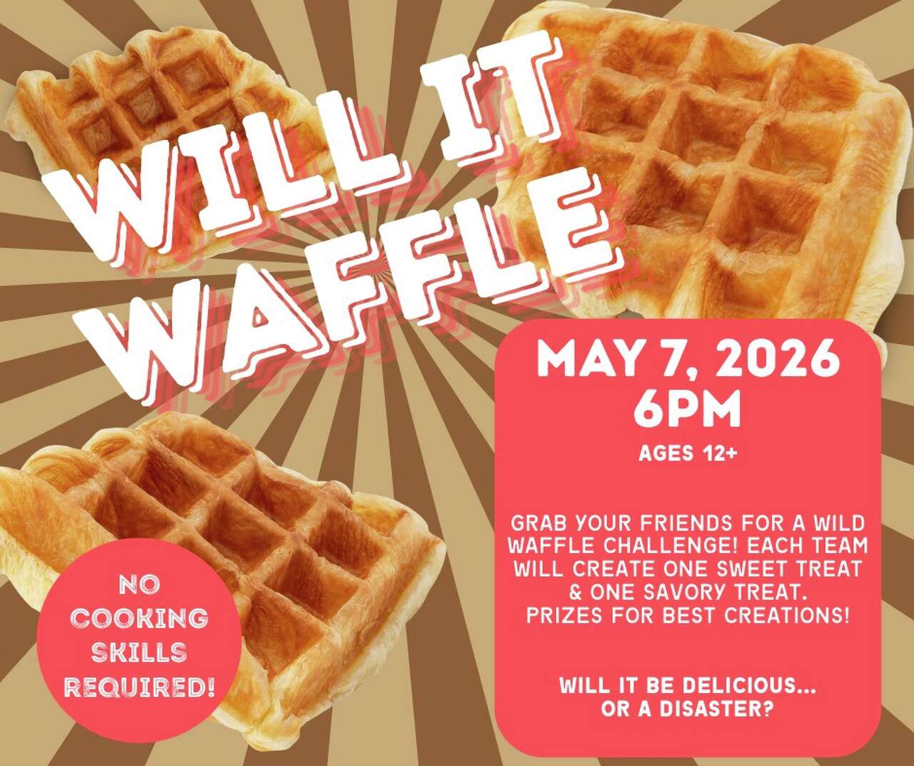 Wood River Public Library to host wild waffle challenge