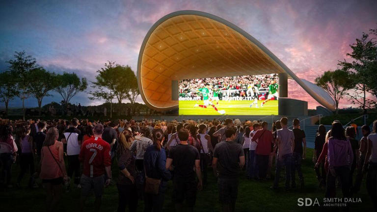 Assembly Studios building bandshell designed for world-class live ...