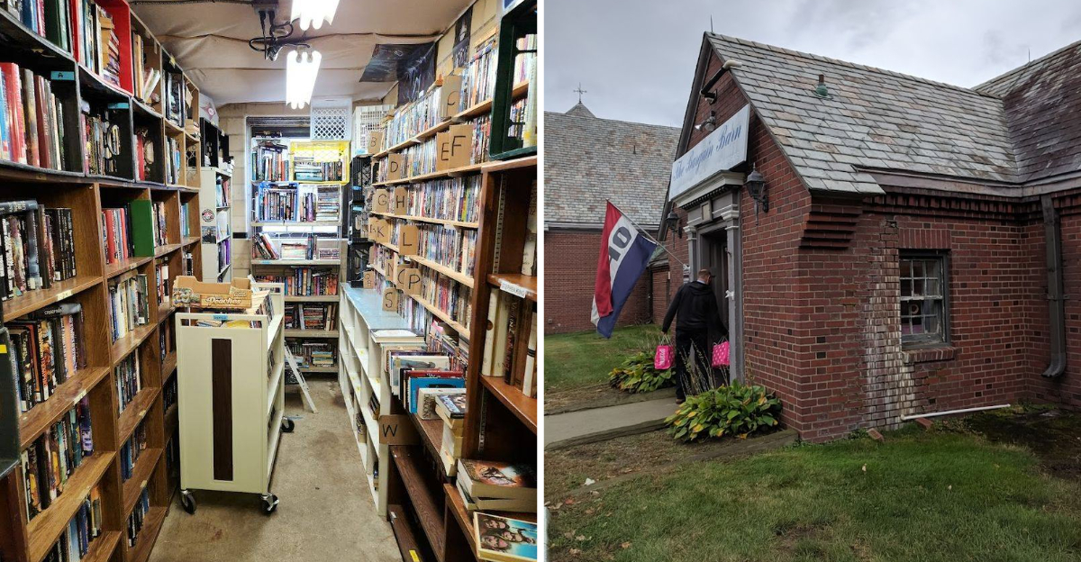 This 100-year-old dairy barn in New Jersey is now a sprawling used-book ...