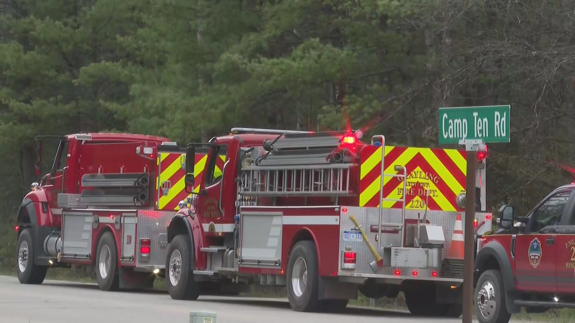 Changing winds challenge crews battling Oscoda Co. wildfires