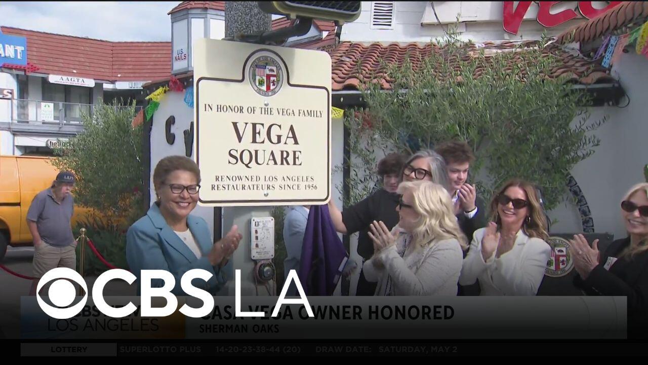 Casa Vega restaurant honored with 'Vega Square' intersection naming