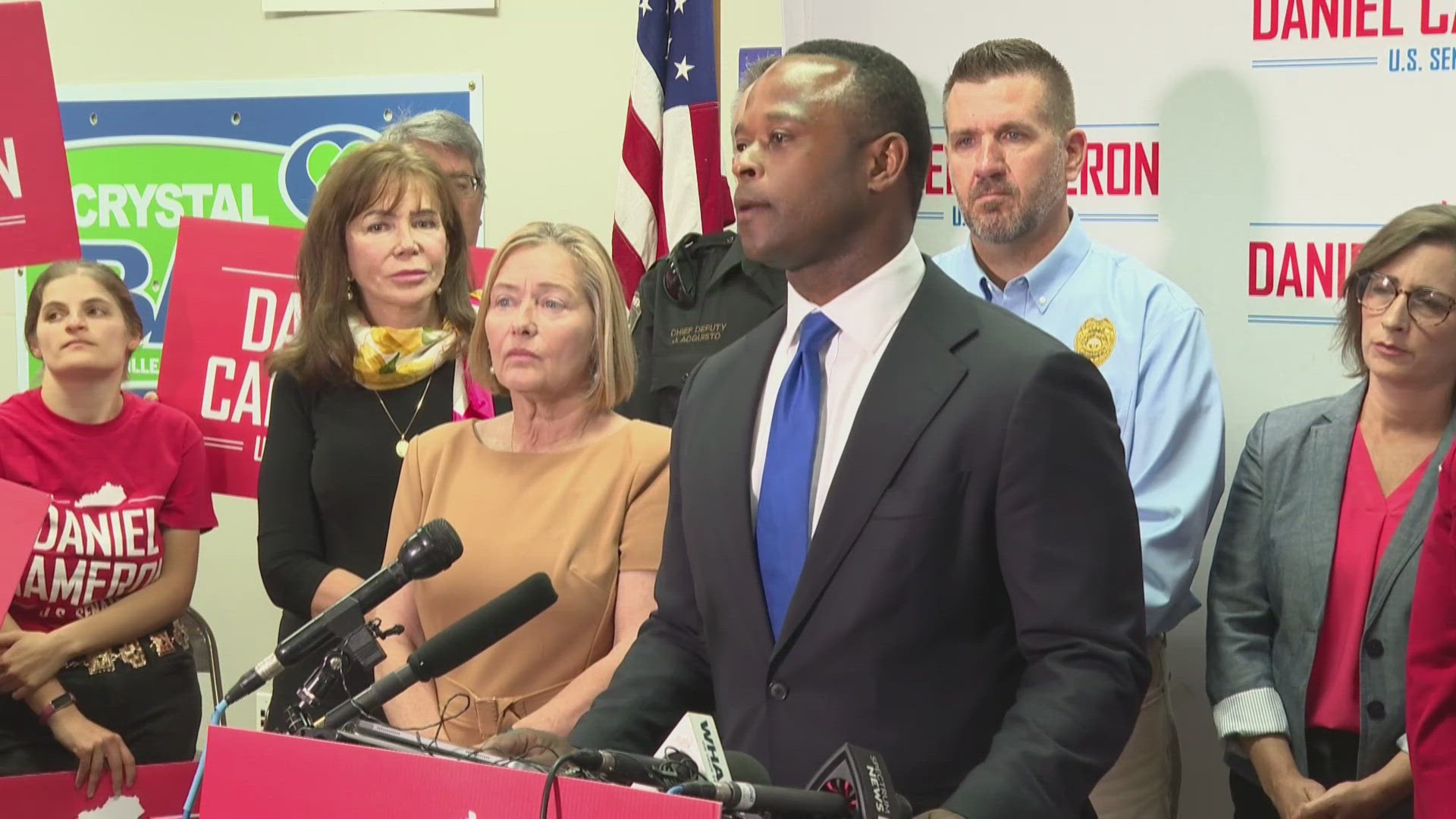 Daniel Cameron staying in US Senate race, criticizes Andy Barr