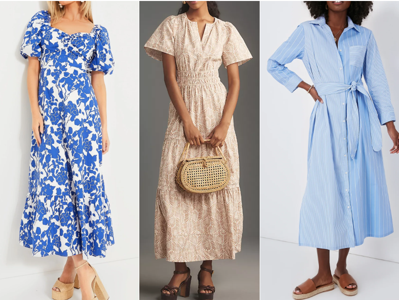 Beautiful dresses for spring events