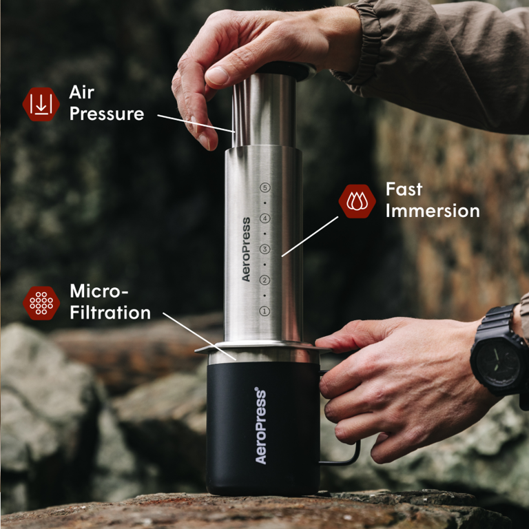 AeroPress stainless review: A sleek, durable twist on a fan-favorite brewer