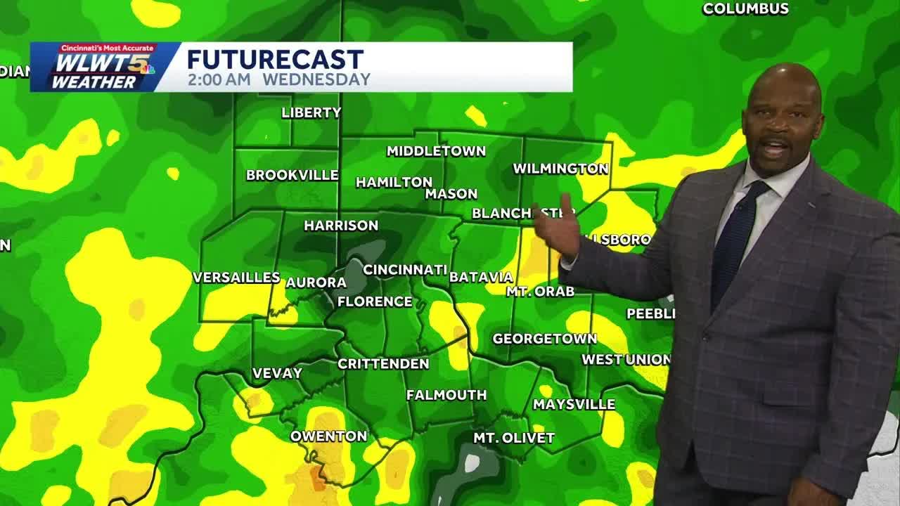 Soaking rain expected tonight in Cincinnati