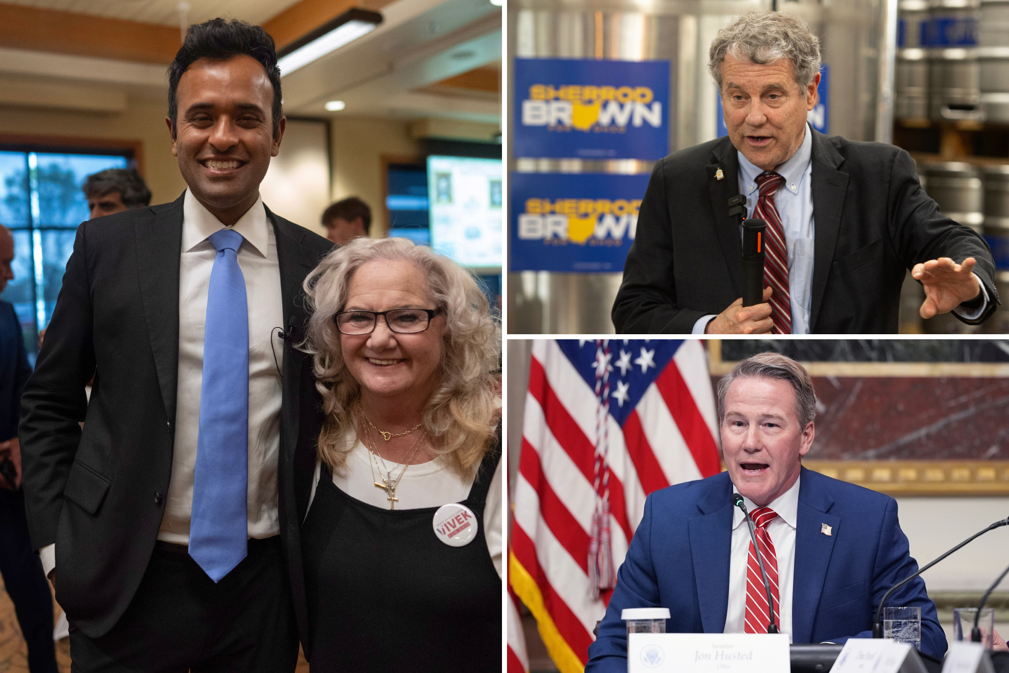 Vivek Ramaswamy wins GOP primary for Ohio governor, Brown notches Dem ...