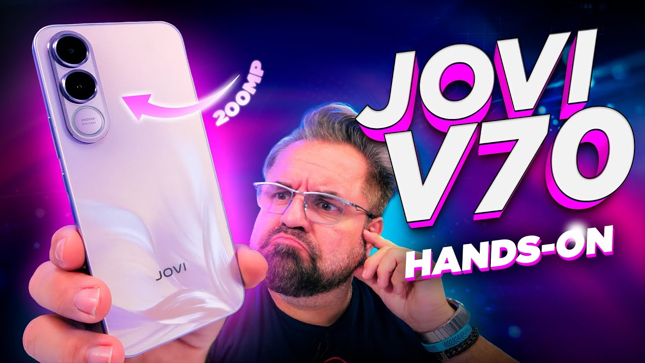 Câmera de 200MP e bateria gigante em um smartphone intermediário Jovi V70