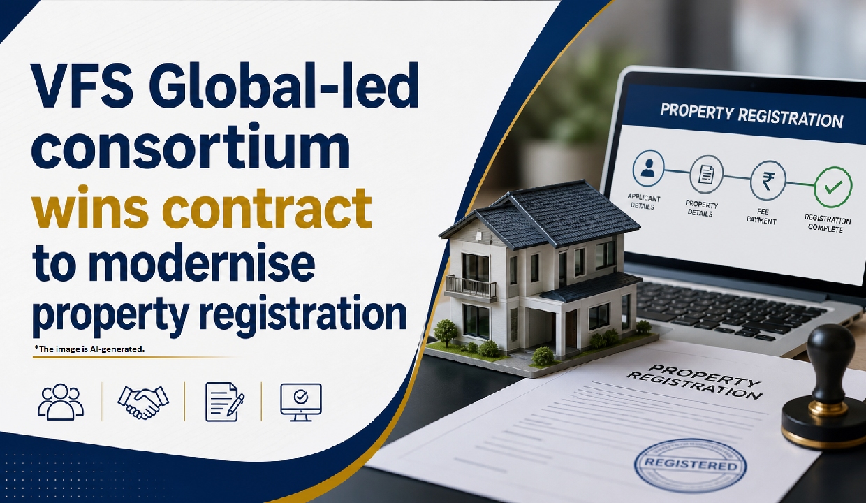 VFS Global-led consortium wins contract to modernise property registration