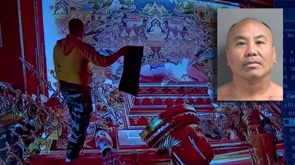 Atlanta man sets fire to Buddhist temple, authorities say