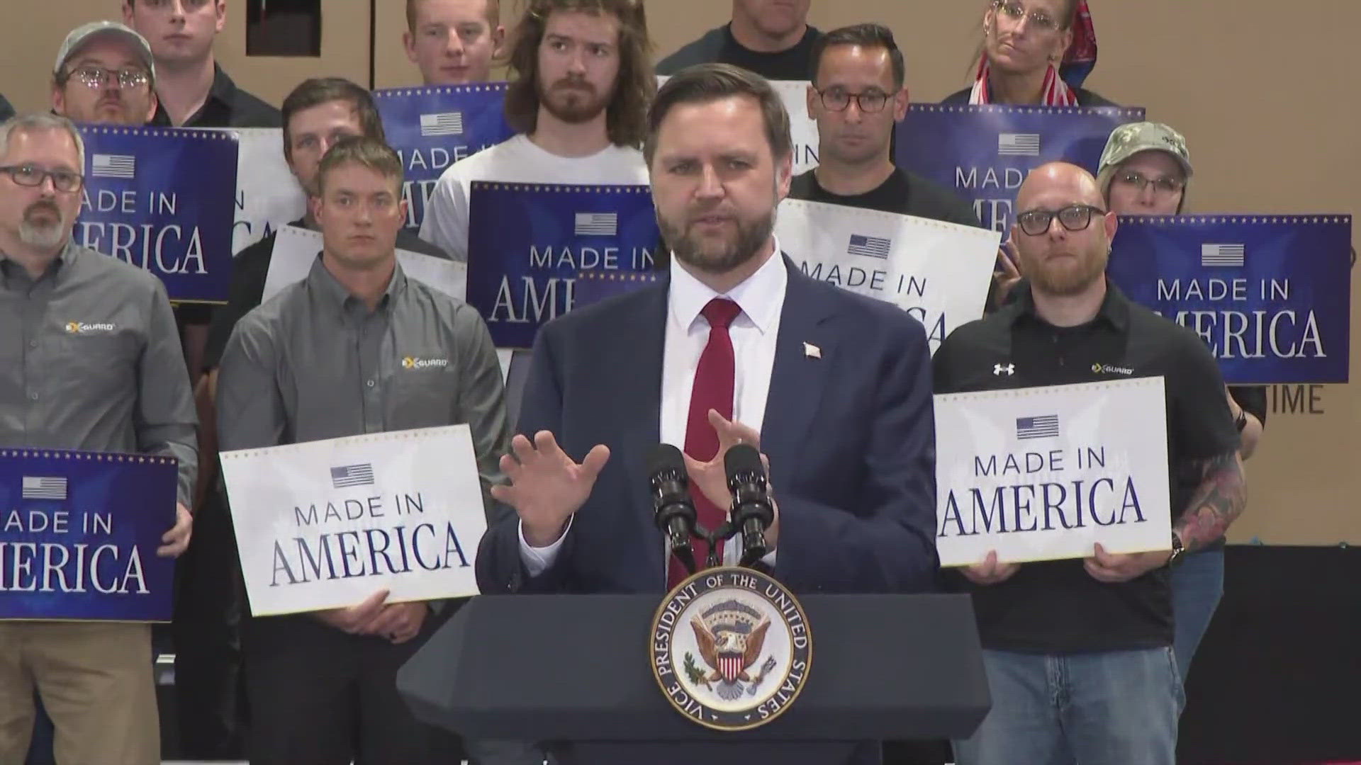 Vice President JD Vance and Rep. Zach Nunn speak at Des Moines event ...