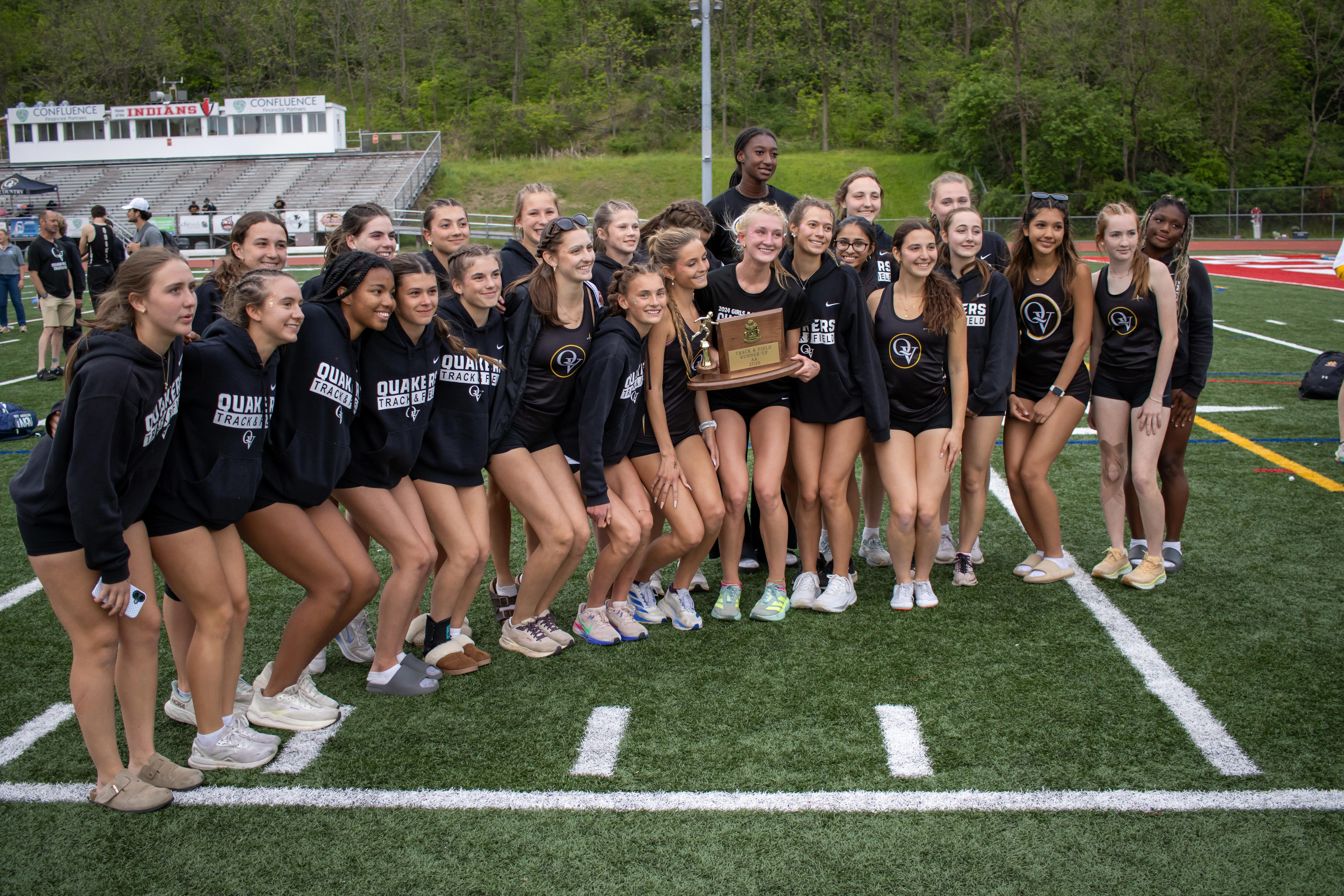 Quaker Valley boys track and field wins third straight team title