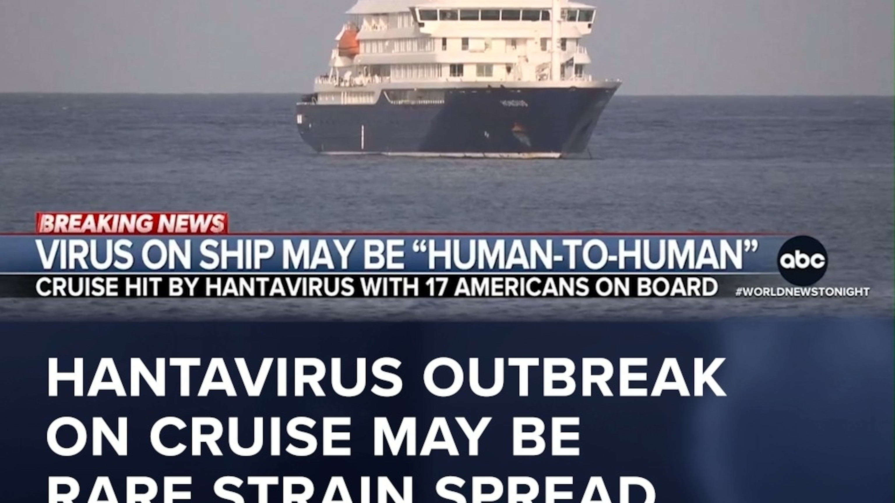 Hantavirus outbreak on cruise may be rare strain spread human-to-human ...