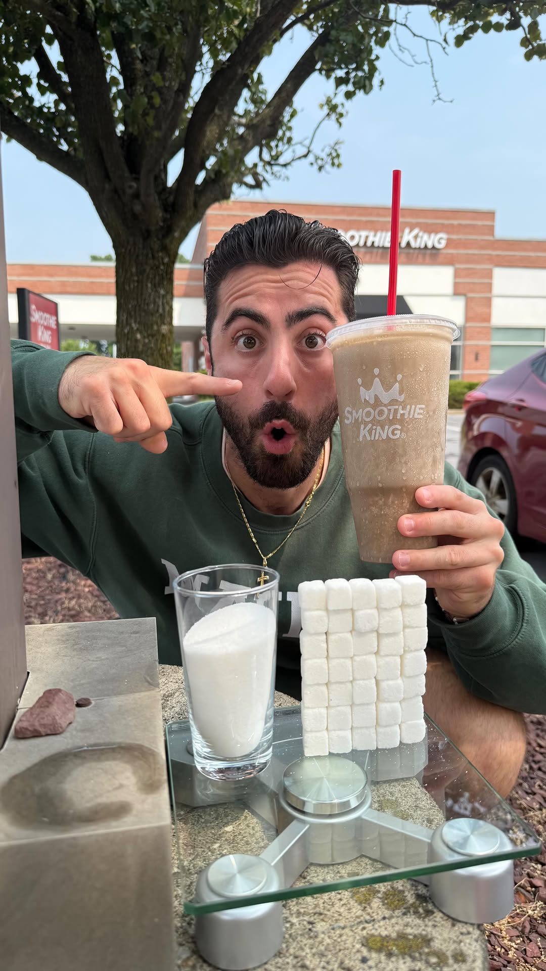 The Hulk coffee smoothie at Smoothie King