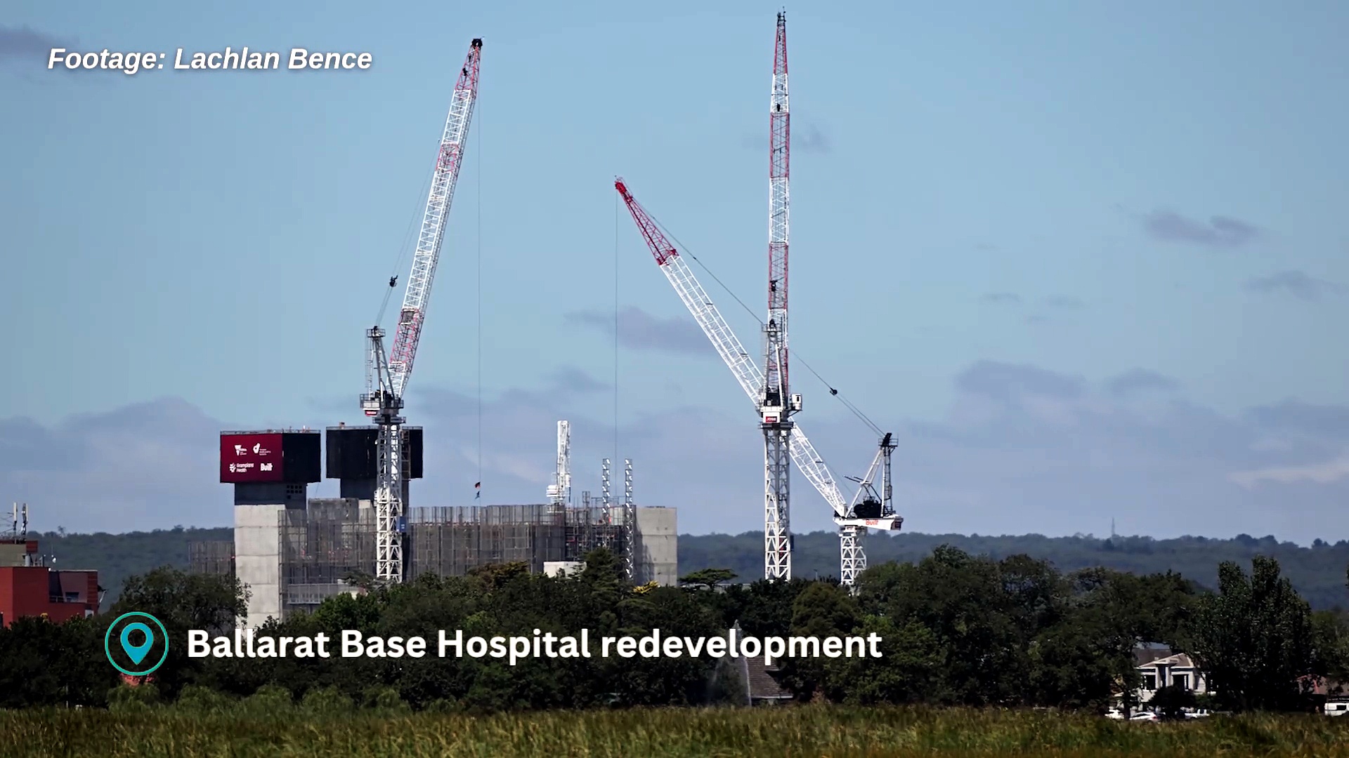 Ballarat Base Hospital redevelopment timelapse - The Courier - May 2026
