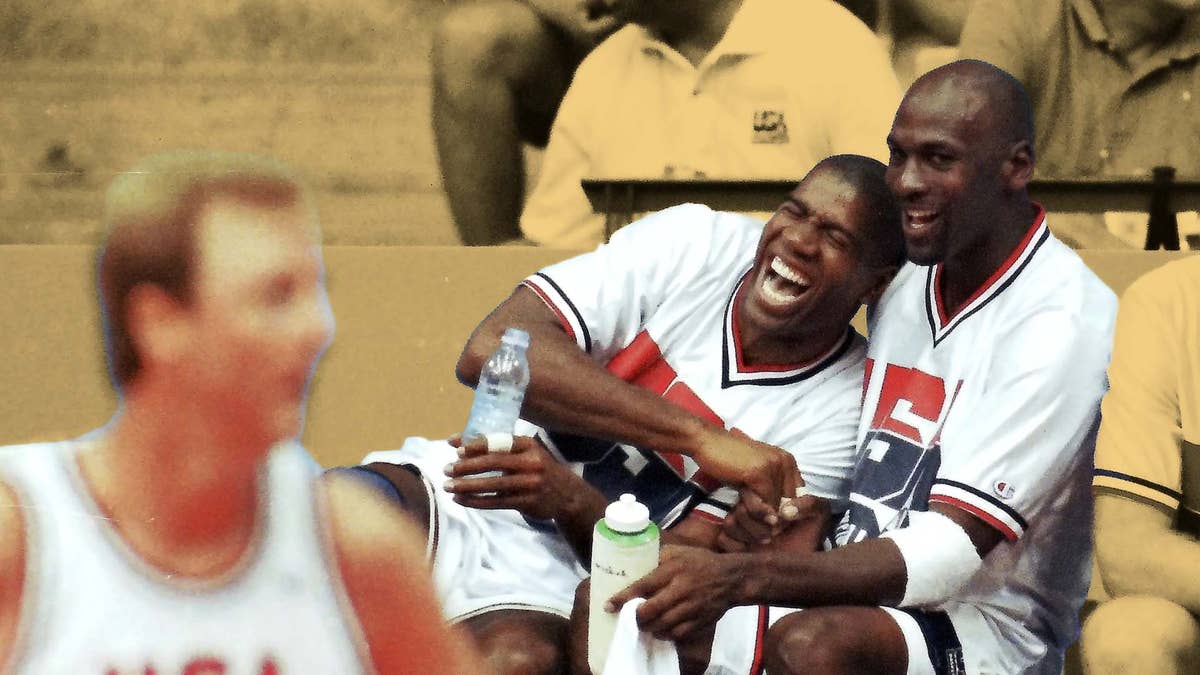 How Magic Johnson convinced Larry Bird and Michael Jordan to join the ...