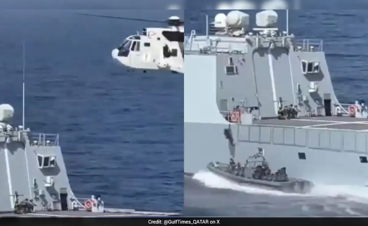 Pakistan navy rescues stranded Indian vessel in Arabian Sea