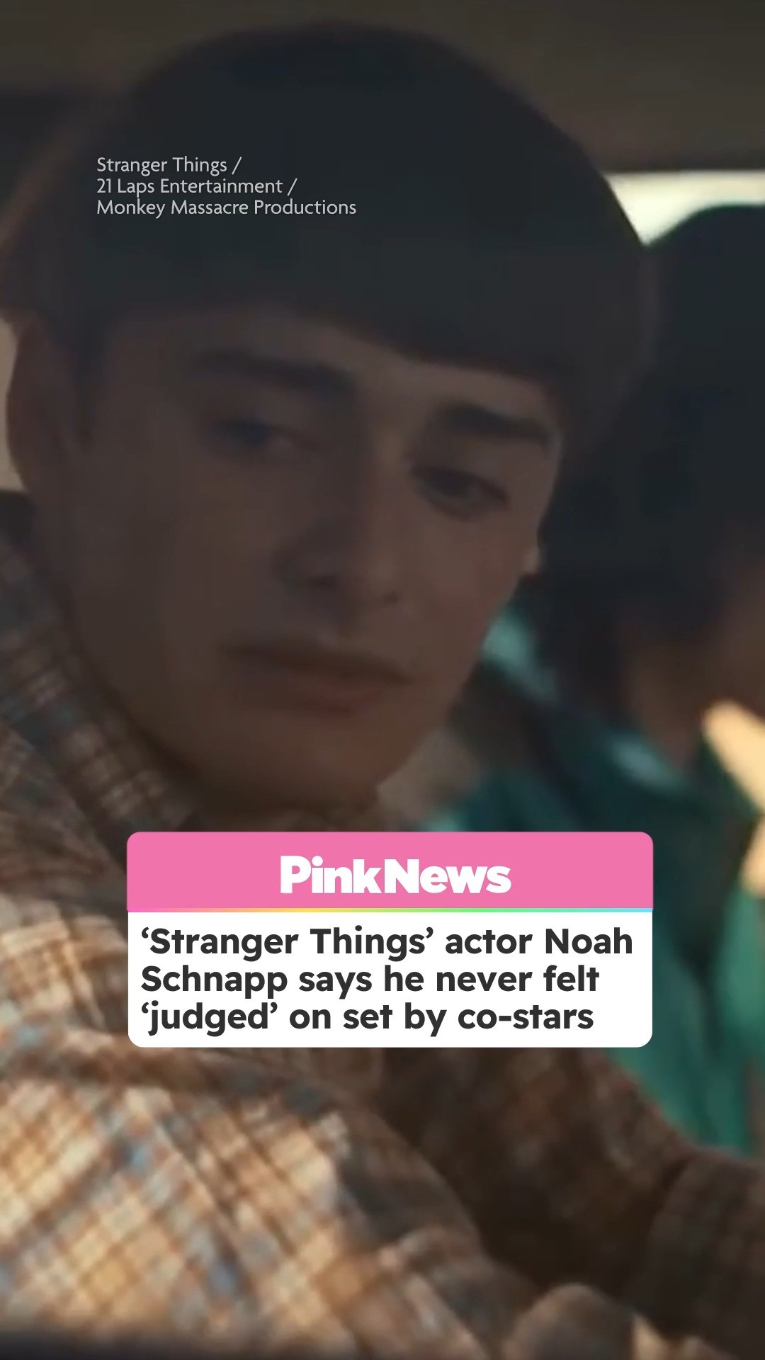 Noah Schnapp praises Stranger Things cast for creating a safe space ...
