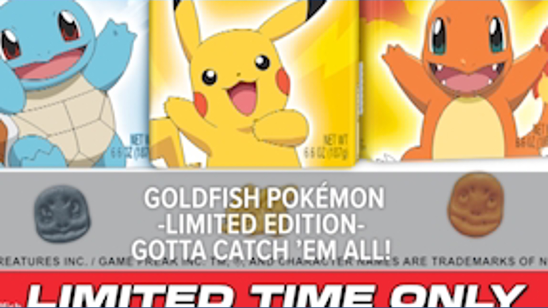 Goldfish Pokémon limited-edition snack packs hit stores nationwide