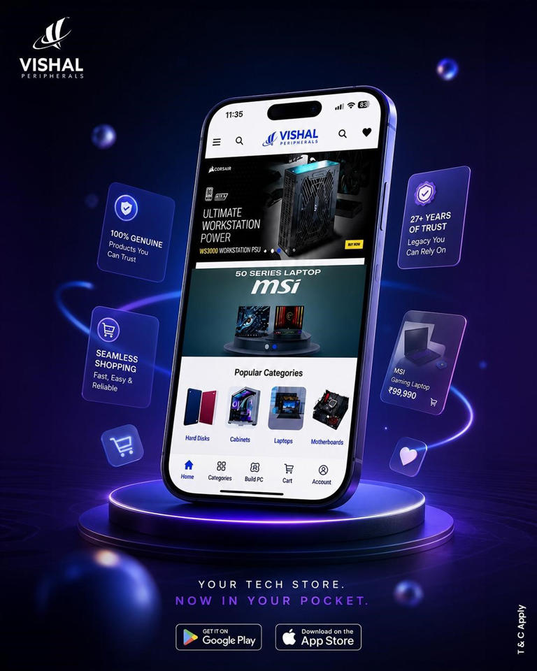 Vishal Peripherals goes mobile: A new era for tech shopping in India