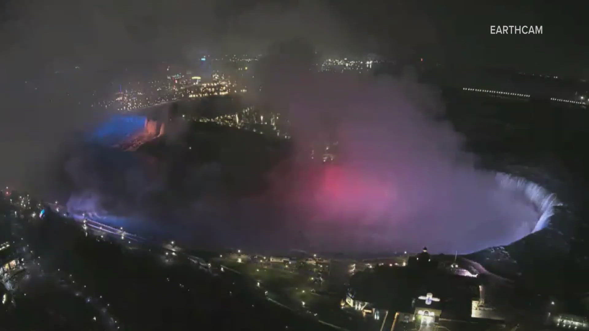 Falls lit up for Sabres & Canadiens