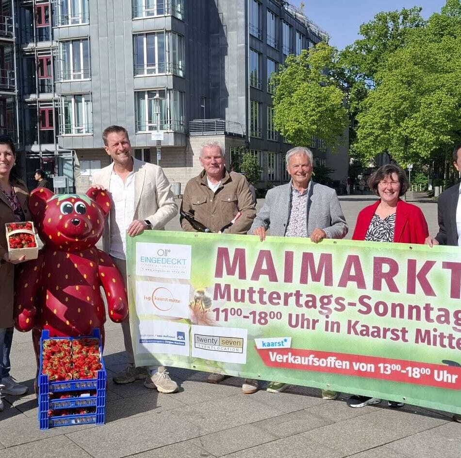 60 Aussteller laden am Muttertag in die Stadtmitte ein