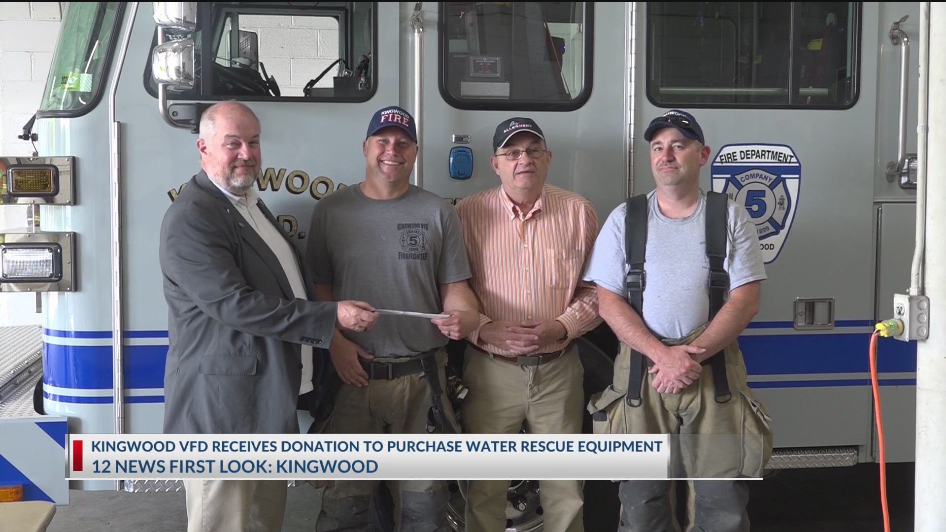 Kingwood VFD receives donation to purchase water rescue equipment