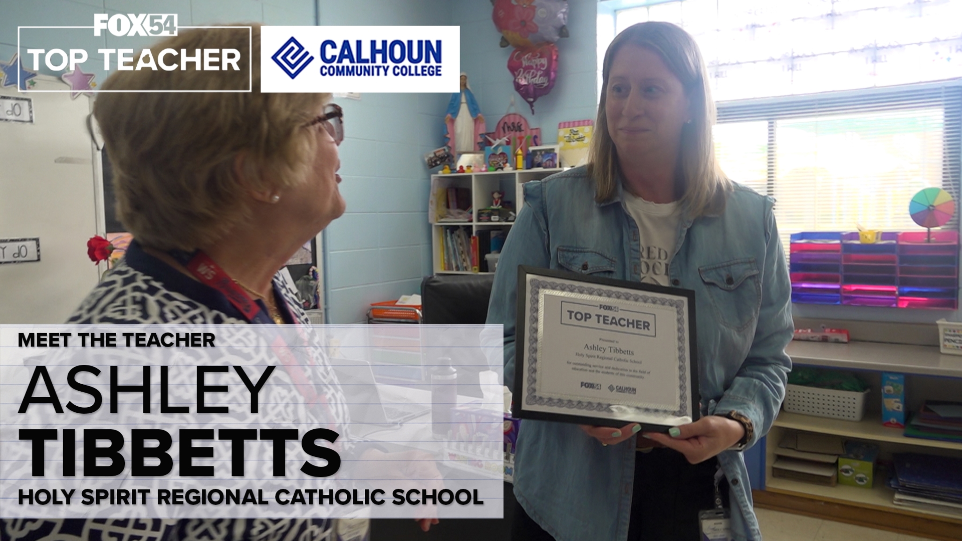 Meet FOX54 top teacher Ashley Tibbetts of Holy Spirit Regional Catholic ...