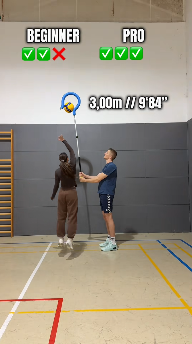 Jumping Challenge Vs Volleyball Beginner