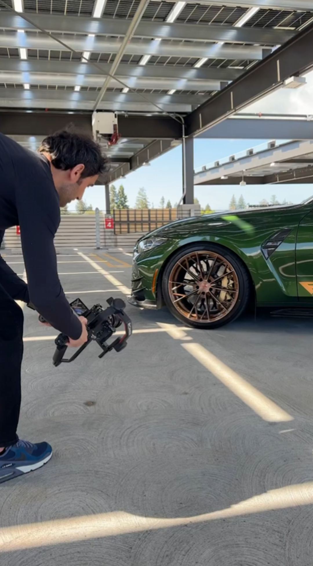 BMW cinematic shots made with this smooth gimbal setup