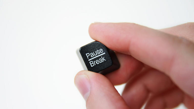 What is the 'pause break' key on your keyboard actually for?