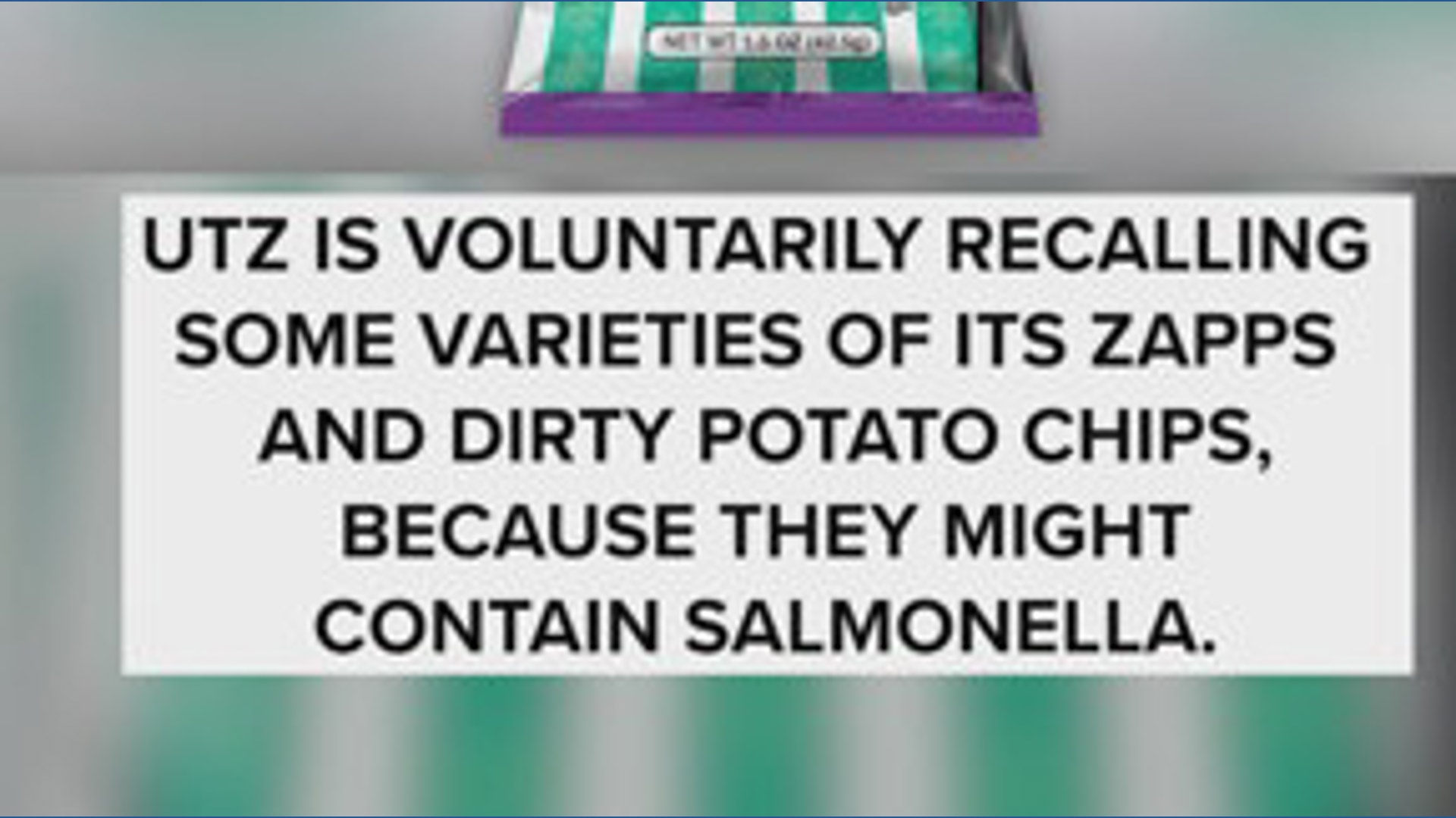 Utz recalls some Zapps, Dirty potato chips