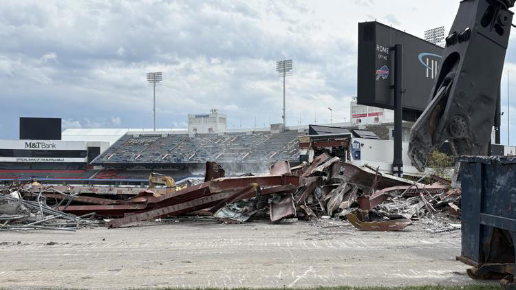 Old Highmark Stadium demolition begins in earnest
