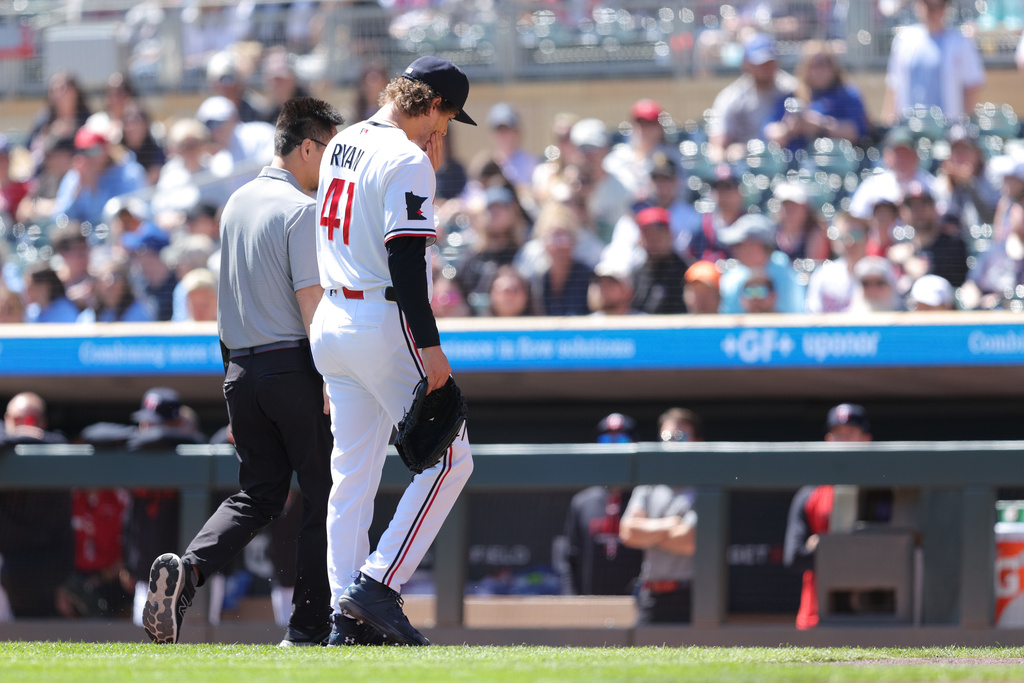 Twins pitcher Joe Ryan could make his next scheduled start after elbow ...